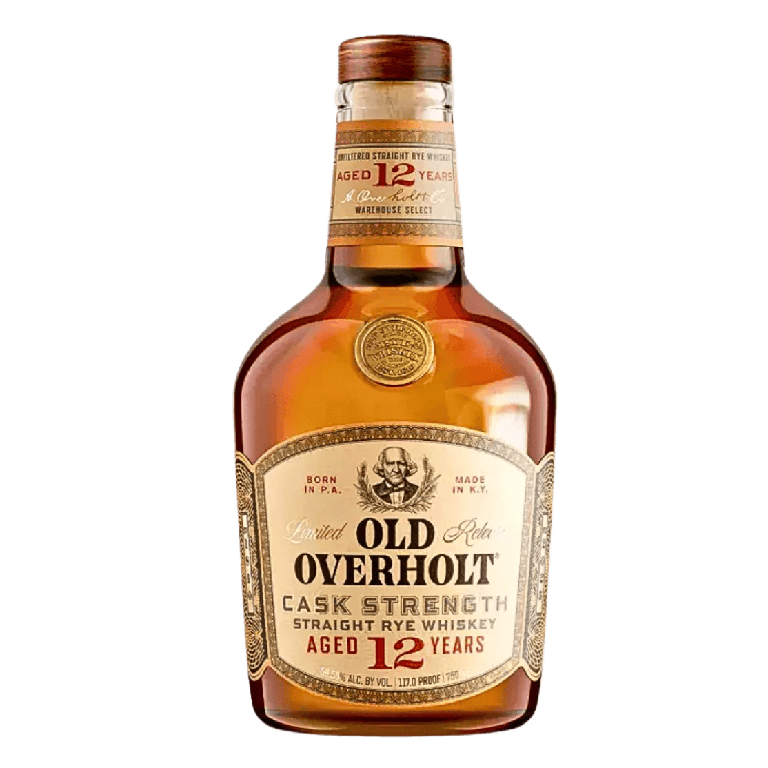 Buy Old Overholt 12 Year Cask Strength Rye 2025 Release® Online | Rye ...